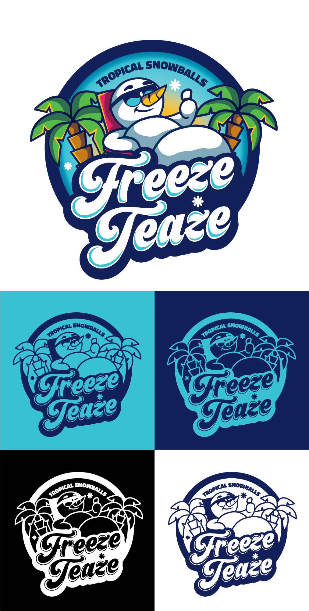 Shaved Ice Logo Samples