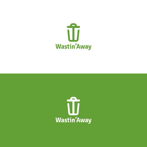 Wastin' Away trash company needs a logo somehow incoporating a trash ...