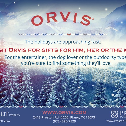Designs | Create an ad for Orvis | Postcard, flyer or print contest