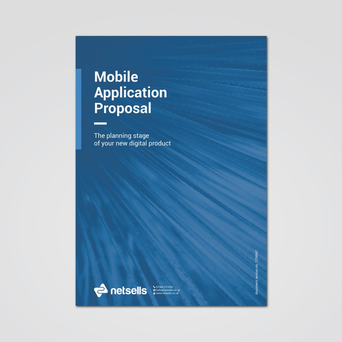 Minimalist Document Cover Template | Stationery contest