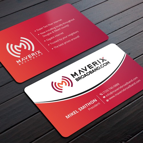 Internet Company Business Card Business Cards Make Your Own
