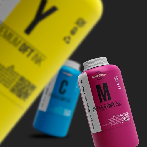 Designs | Pigment Ink Label Redesign Needed 5x7 | Product label contest