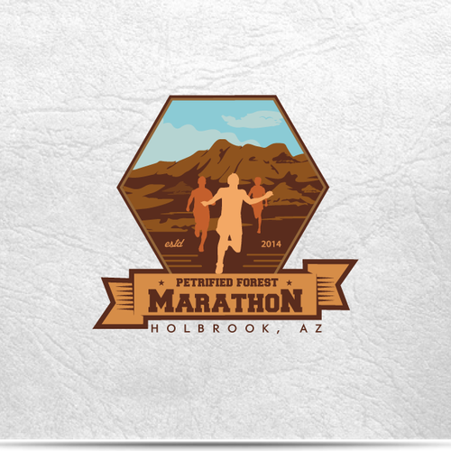 Petrified Forest Marathon Logo | Logo design contest