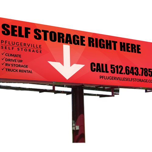 Self Storage Billboard - Central Texas | Signage contest