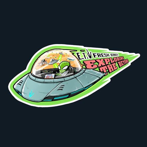 Designs | UFO Sticker contest! | Sticker contest