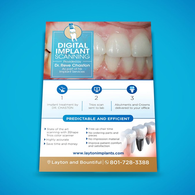 Professional Flyer for a High Tech Dental Office | Postcard, flyer or ...