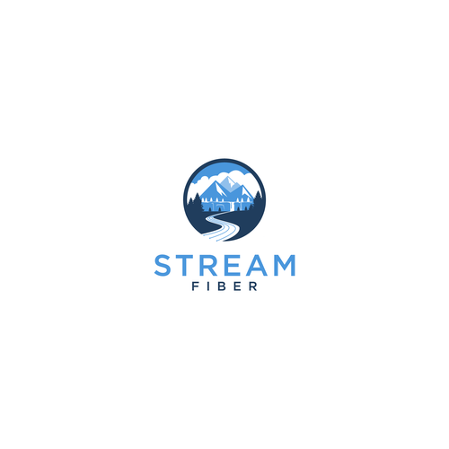 Designs | Stream Fiber Logo | Logo design contest