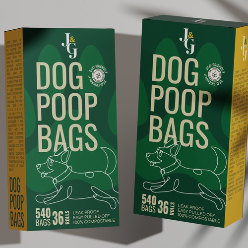 Designs | Dog poop bag packaging design | Product packaging contest