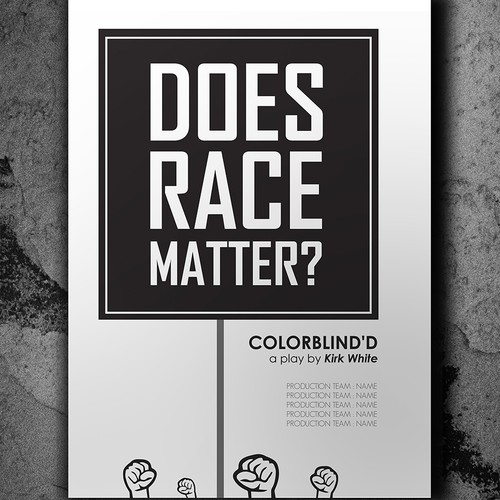 Design a Poster/Postcard for a controversial new play!!! | Poster contest