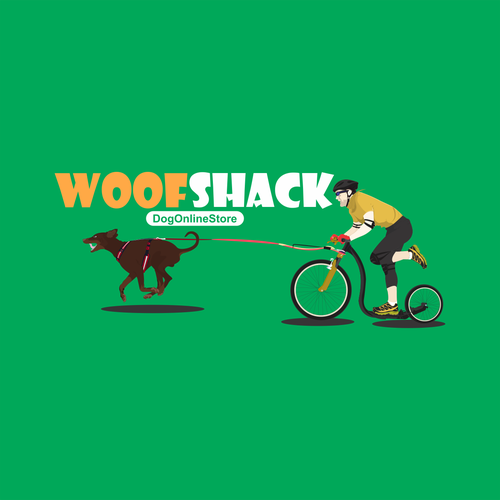 Design a thrilling illustration for dog pulling activities - Let the ...