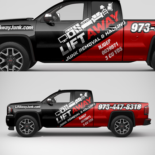 Designs | Cool Truck Wrap for Junk Removal Business | Car, truck or van ...