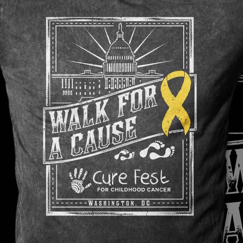 Creative t-shirt design for childhood cancer awareness walk | T-shirt ...