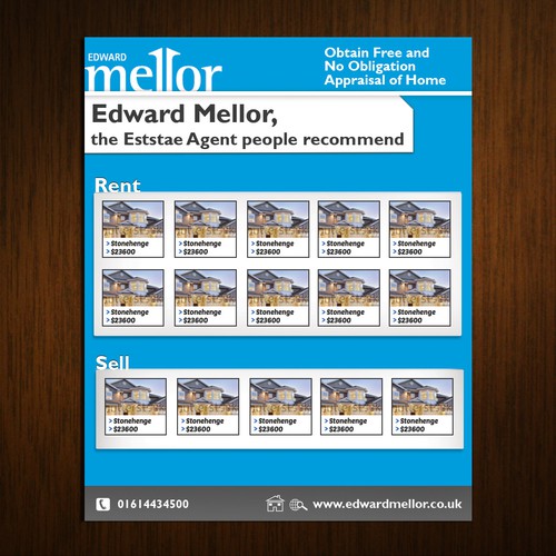 Designs | State of the Art newspaper advert design for Estate Agent ...