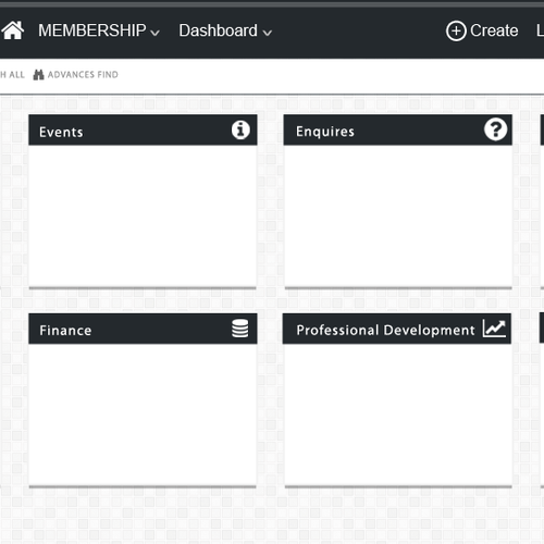 Dynamics CRM navigation dashboard | Landing page design contest