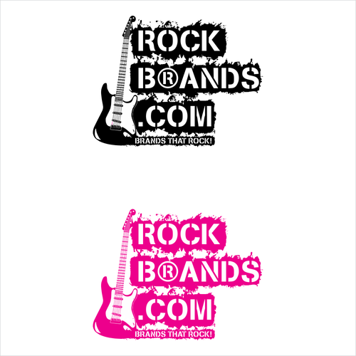 Create a Fun, Rocking logo for ROCK BRANDS .com | Logo design contest
