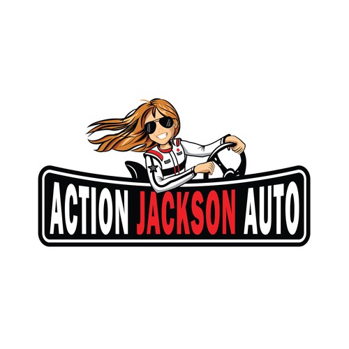 Action Jackson Auto (New, Action-packed Logo) | Logo design contest