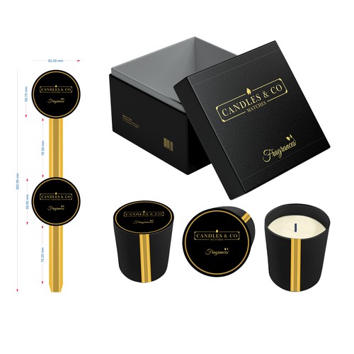 Luxury Candle Gift Set by Matches Candles & Co | Product packaging contest