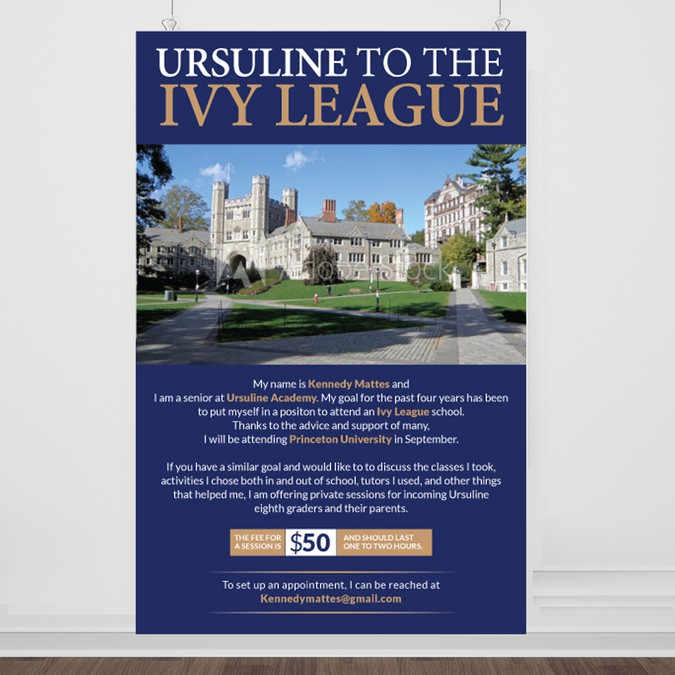 Ivy league consulting | Postcard, flyer or print contest