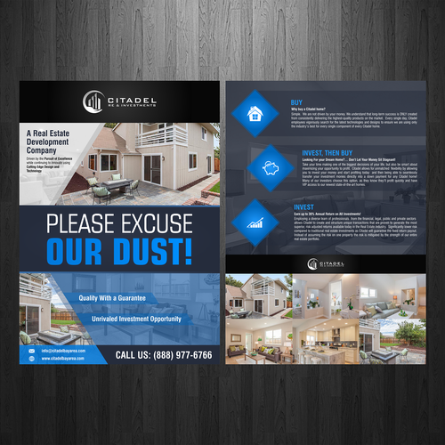 Create a notification flyer for the neighbors | Postcard, flyer or ...