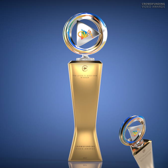 Design a trophy for an exciting new video award competition (multiple ...