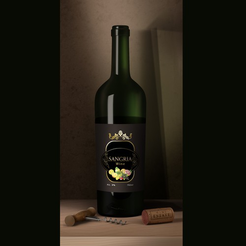 Sangria Wine Label | Logo design contest