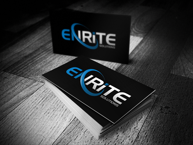 Create the next logo and business card for Enrite Solutions | Logo ...