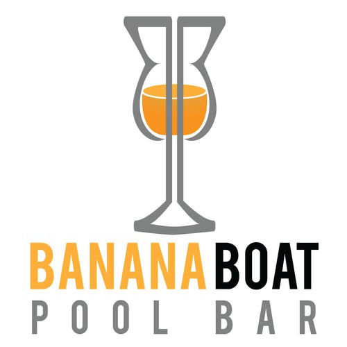 Banana Boat Pool Bar Logo Design | Logo design contest