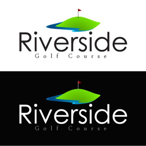 Riverside Golf Logo Golf