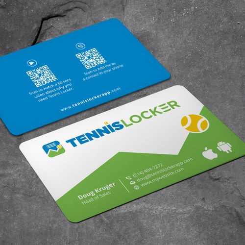 Business Card Design for a Mobile App | Business card contest