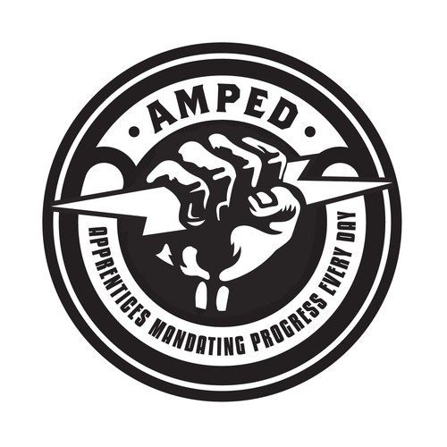 Designs | "AMPED" IBEW electrical apprentice logo | Logo design contest