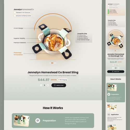 Designs | ***GUARANTEED PAYOUT*** Sourdough Product Sales Page ...