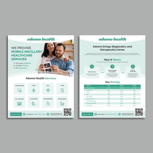 Designs | Design a beautiful one-pager for a health tech startup ...