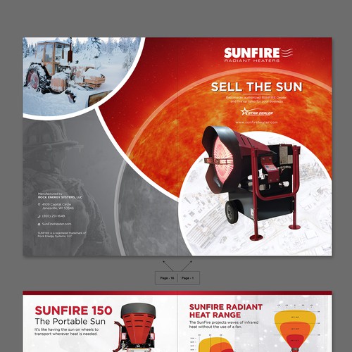 Designs | New Radiant Heater Technology needs a cool sales booklet ...