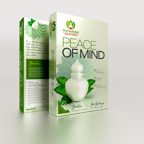 Ayurvedic herbal supplement package design | Product packaging contest