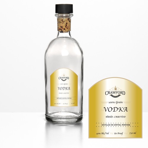 Vodka Label | Product label contest