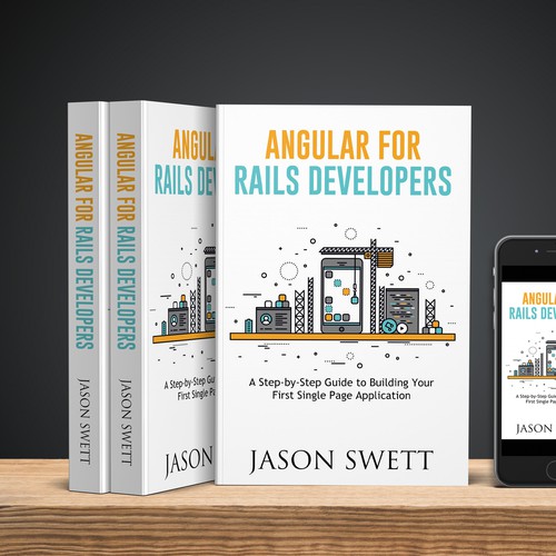 Design a professional-looking technical book cover | Book cover contest