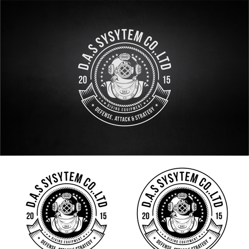 Military diving equipment company logo | Logo & brand identity pack contest