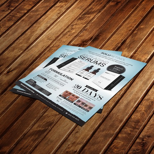 Designs | GUARANTEED WINNER - SoluRetinol - Anti-aging One Pager PDF ...