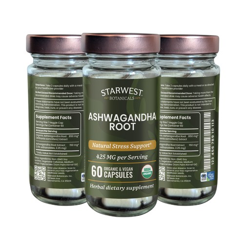 Designs | Organic Herb Capsule Label Design | Product packaging contest