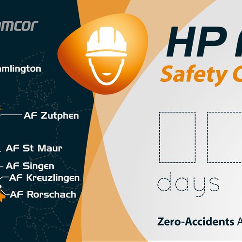 Safety Challenge Banner | Signage contest