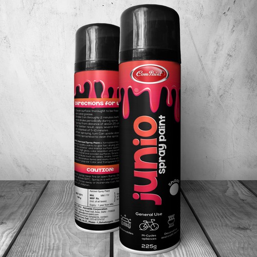 Design an Attractive SPRAY PAINT CAN | Product label contest