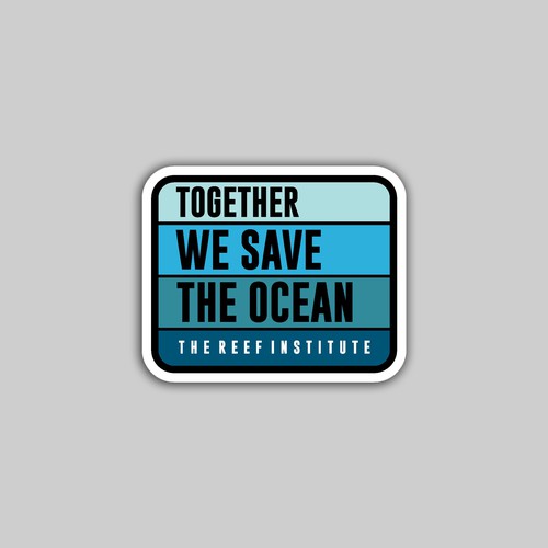 Designs | Sticker Design: Together We Save the Ocean | Sticker contest