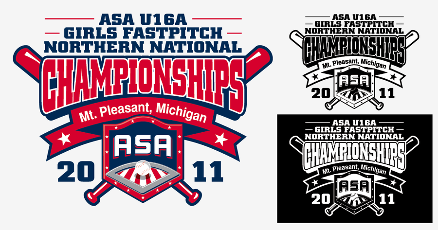 Fast Pitch Softball Tournament Logo for National Tournament | Logo ...