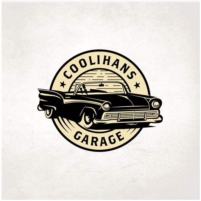 Vintage race/drag car theme hot rod shop logo! | Logo design contest