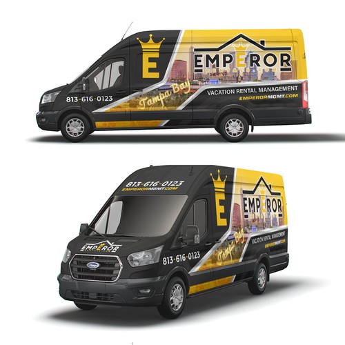 Designs | Van Wrap Design for Vacation Rental Management Company | Car ...