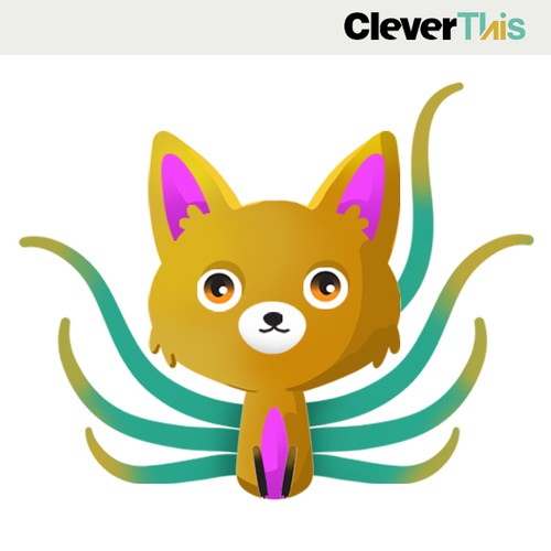 Designs | Fun flat-cartoon website mascot for AI company | Character or ...