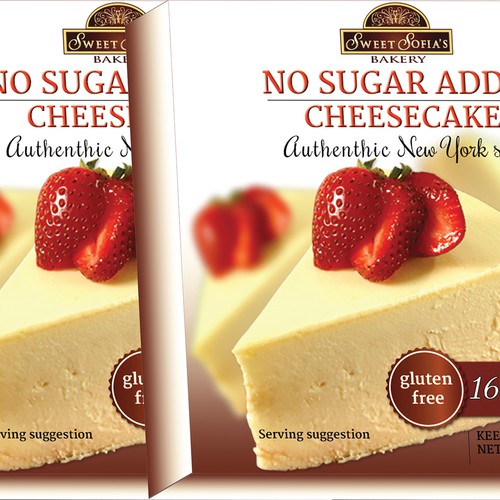 Designs | Gourmet Cheesecake Package Design (No Sugar Added) | Product ...