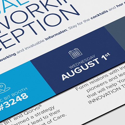 Invitation Trade Show Event Medical Company | Postcard, flyer or print ...