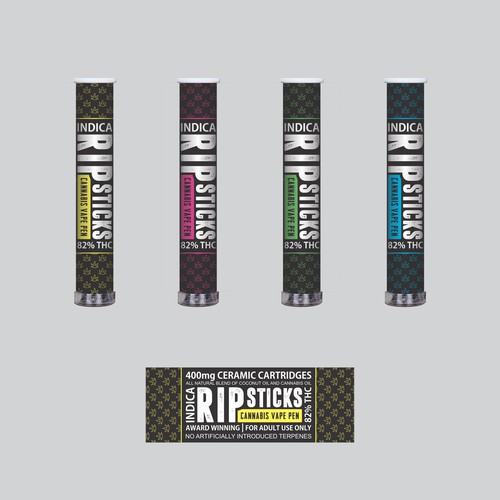 Designs | design a label for Rip Sticks Cannabis Vape Pen | Product ...