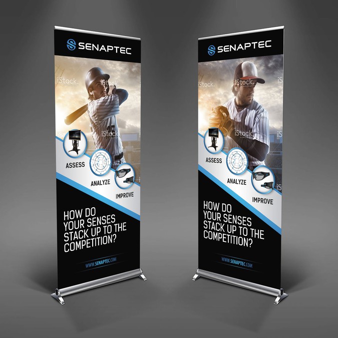 Create an edgy banner for a high-performance vision company for use at ...